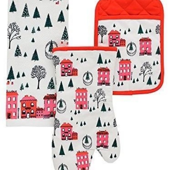 kate spade | Kitchen | Kate Spade New York Holiday Village Kitchen Set ...